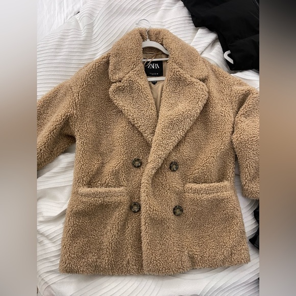 Zara | Jackets & Coats | Zara Teddy Coat | Poshmark